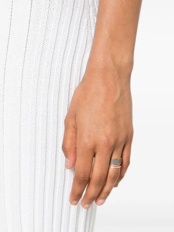 REPOSSI 18kt Rose Gold Berbere Diamond Ring