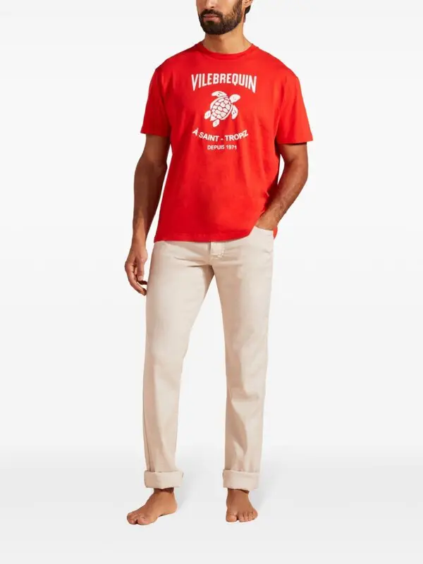 Vilebrequin Logo-print Cotton T-shirt