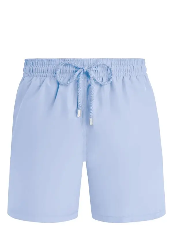 Vilebrequin Moorea Logo-appliqué Swim Shorts - Blue