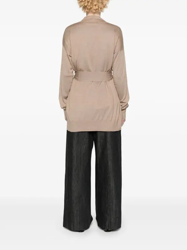 WILD CASHMERE Scarlet Belted Cardigan
