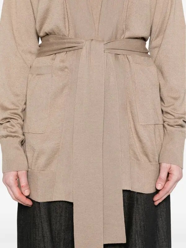 WILD CASHMERE Scarlet Belted Cardigan
