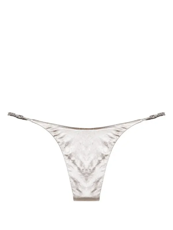 ISA BOULDER Rope Reversible Bikini Bottom - Grey