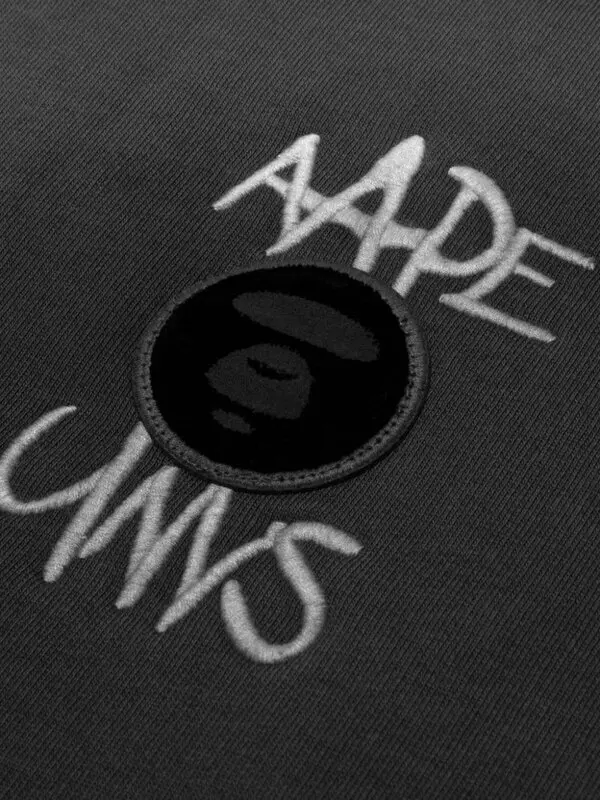 AAPE BY *A BATHING APE Embroidered Logo Long-sleeve Polo Shirt