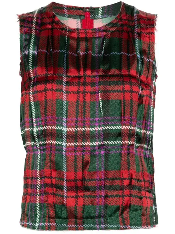 Comme Des Garçons Graphic-print Tank Top - Red