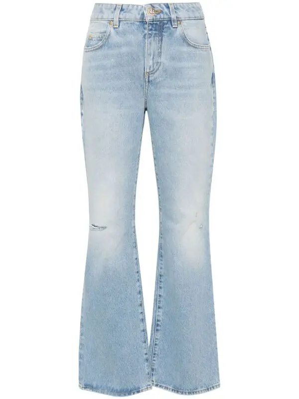 Balmain Mid-rise Flared Jeans - Blue