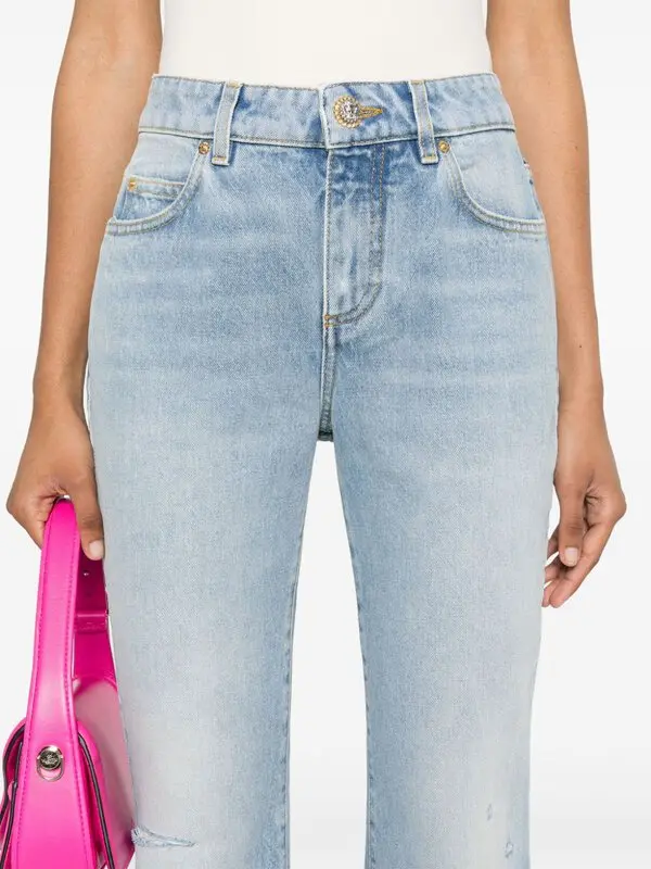 Balmain Mid-rise Flared Jeans - Blue