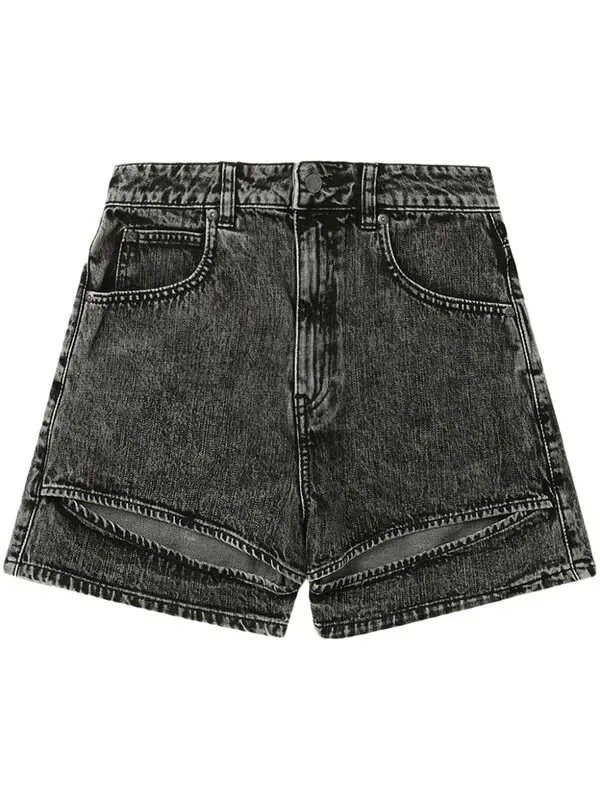 Izzue Logo-patch Cotton Shorts
