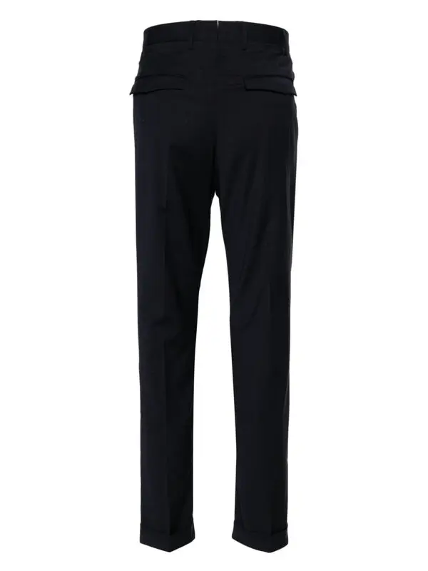 PT TORINO Tapered-leg Tailored Trousers - Blue