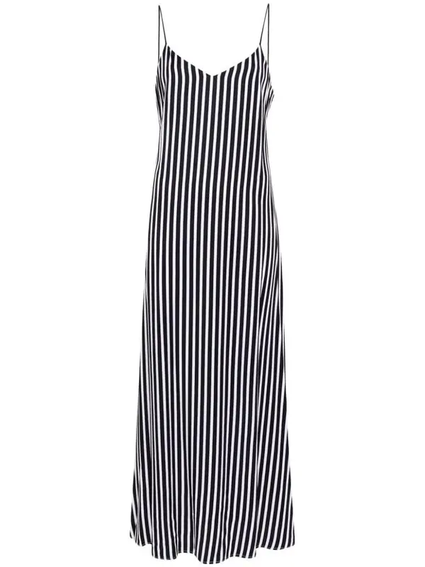 Tommy Hilfiger Sleeveless Striped Maxi Dress - Blue
