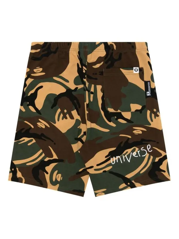 AAPE BY *A BATHING APE Camouflage-print Track Shorts