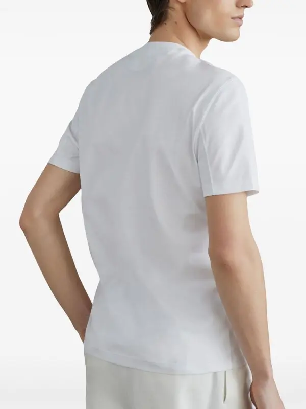 Brunello Cucinelli Patch-pocket Crew-neck T-shirt - White