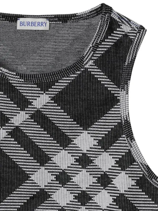 Burberry Checkered Cotton Top