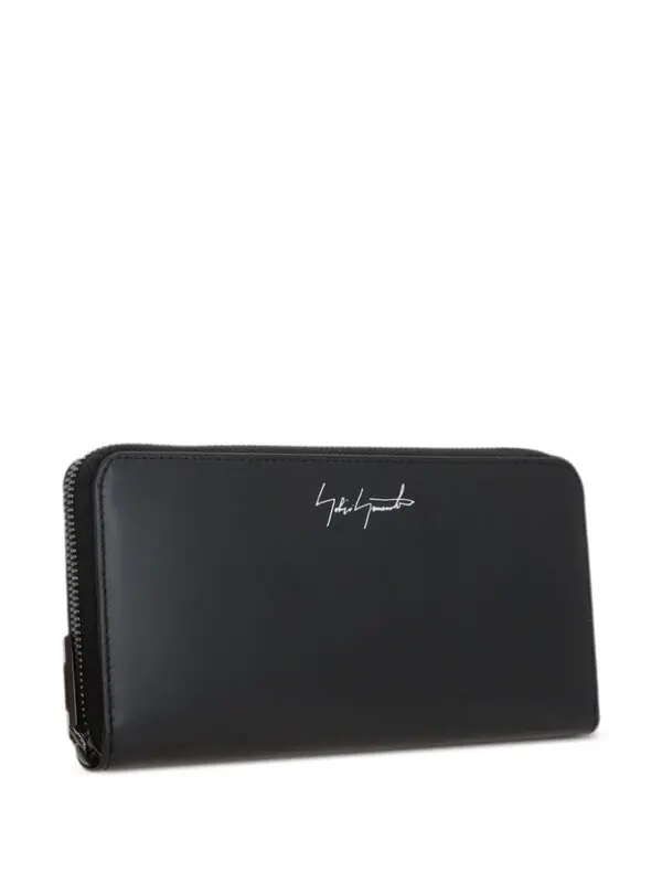 Yohji Yamamoto Logo-print Leather Wallet