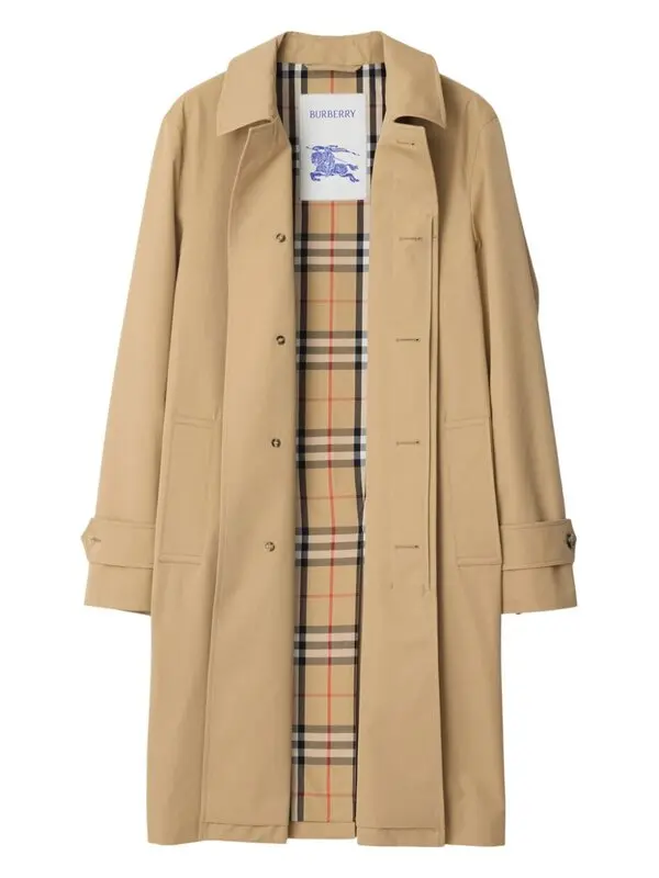 Burberry Water-resistant Cotton Car Coat