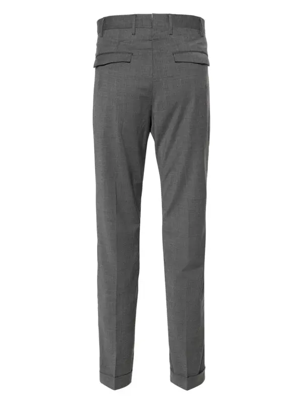 PT TORINO Tapered-leg Tailored Trousers - Grey