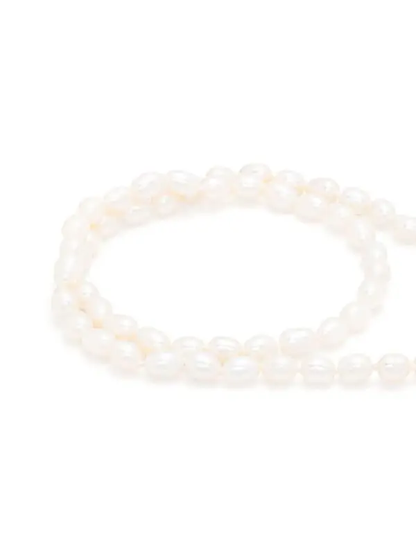 Adina Reyter 14kt Yellow Gold Seed Pearl Necklace - White