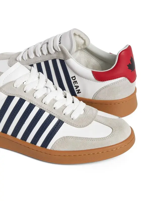 Dsquared2 Panelled Boxer Sneakers - White