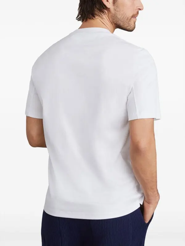 Brunello Cucinelli Slogan-print Crew-neck T-shirt