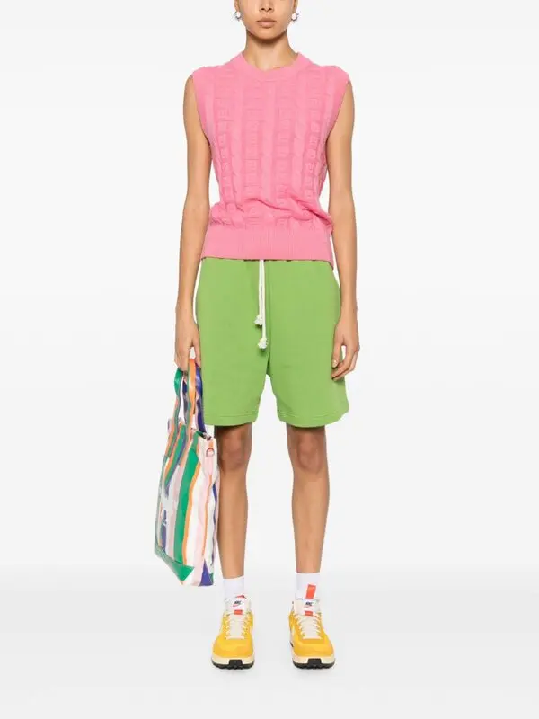Acne Studios Face Logo Cable-knit Jumper