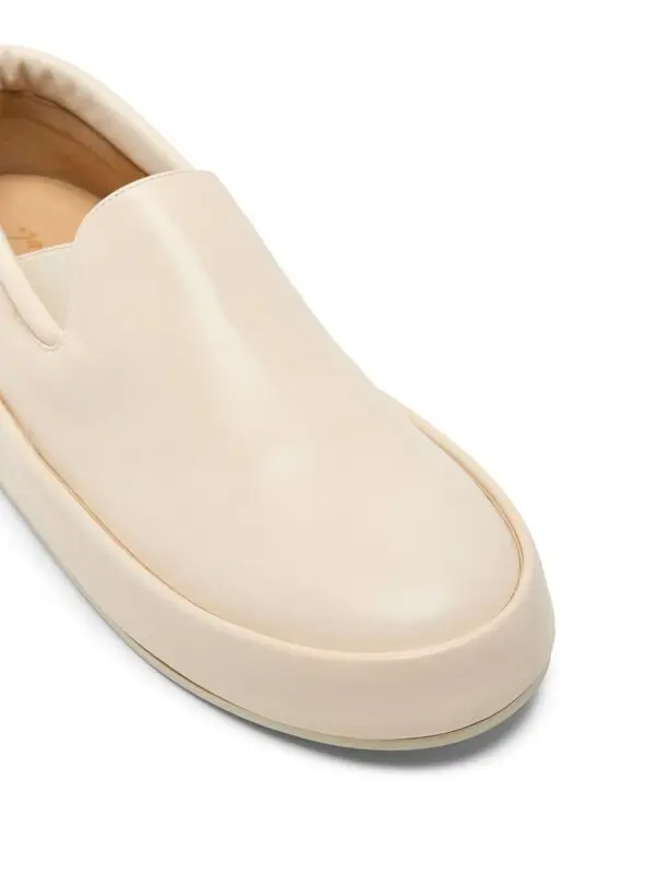 Marsèll Cassapelle Leather Sneakers - Neutrals