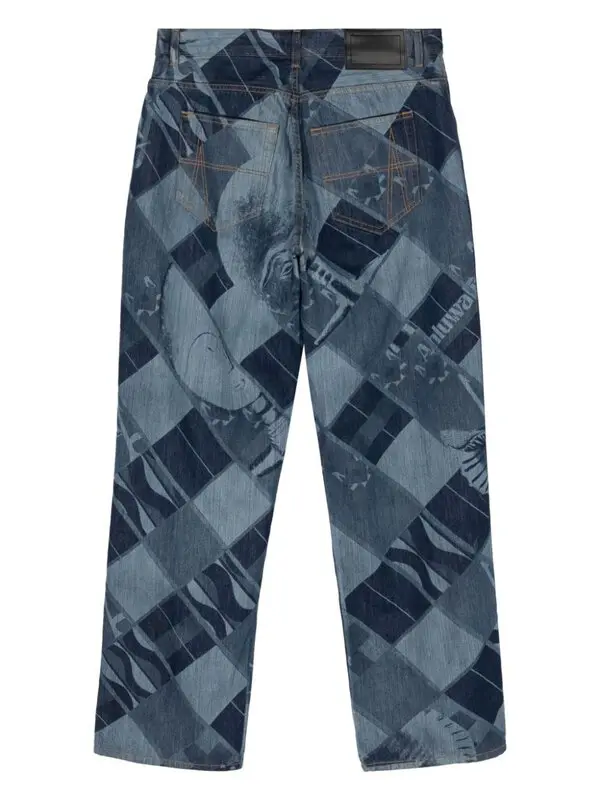 Ahluwalia Low-rise Straight-leg Jeans