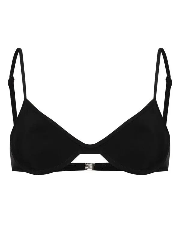 TOTEME Underwire Half-cup Bikini Top - Black