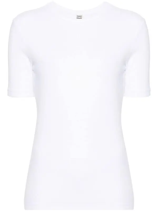 TOTEME Ribbed Cotton T-shirt