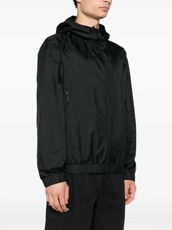 Moncler Algovia Zip-Up Hooded Jacket - Black | Editorialist
