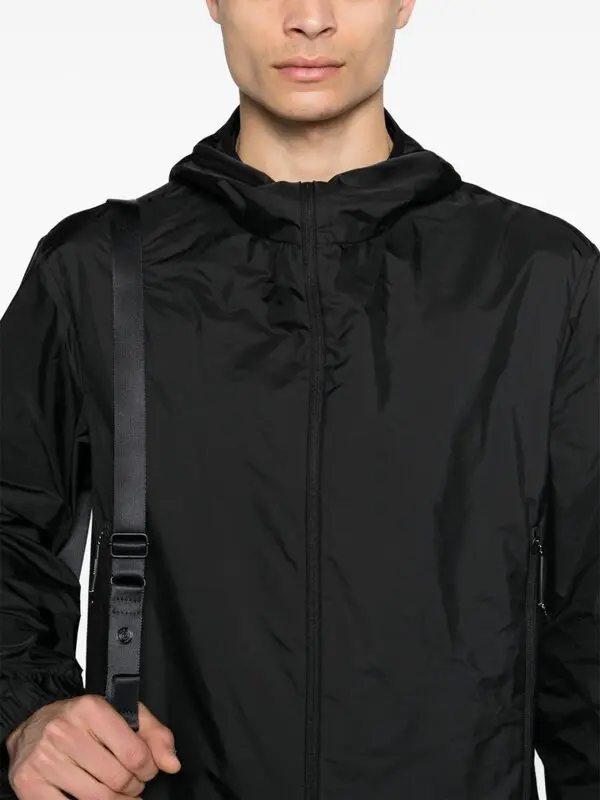 Moncler Algovia Zip-Up Hooded Jacket - Black | Editorialist
