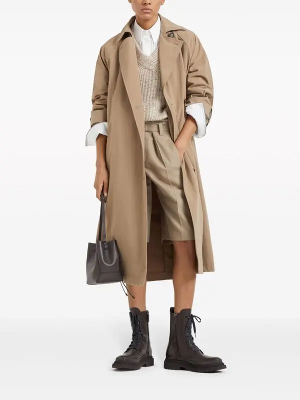 Brunello Cucinelli Belted Tailored Bermuda Shorts