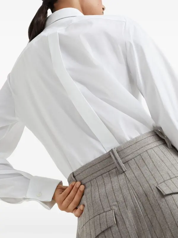 Brunello Cucinelli Wide-leg Wool Trousers