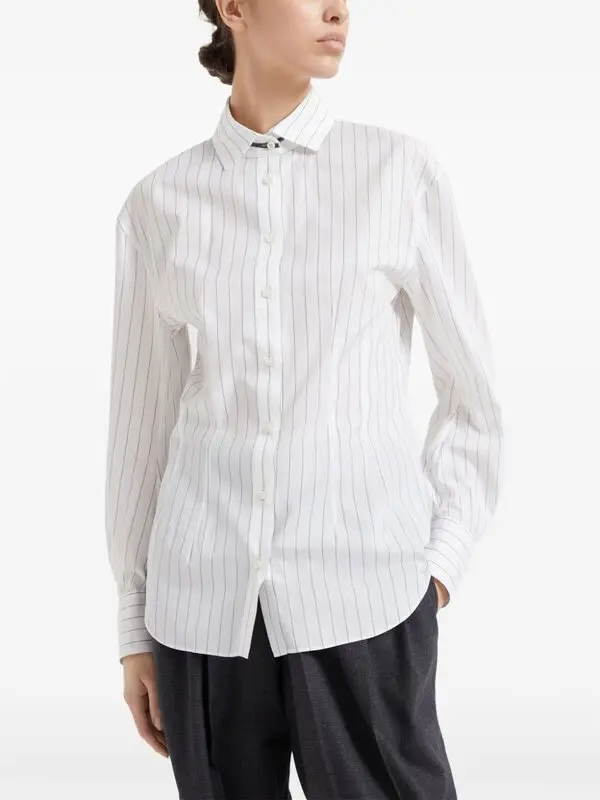 Brunello Cucinelli Striped Button-up Shirt
