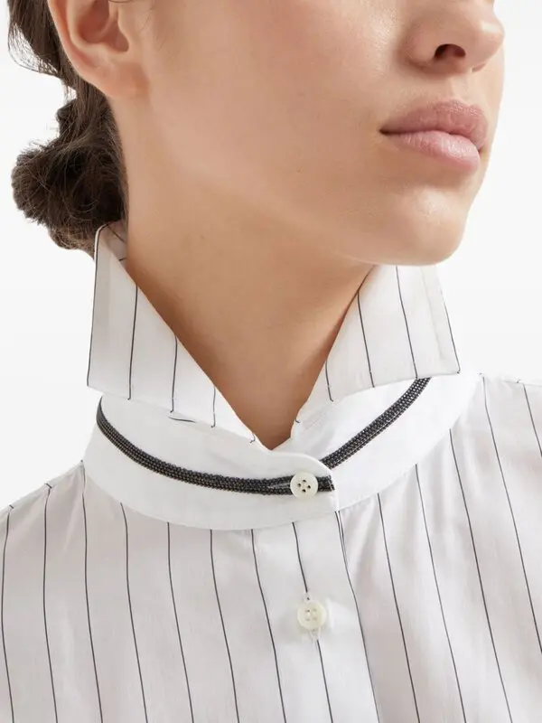 Brunello Cucinelli Striped Button-up Shirt