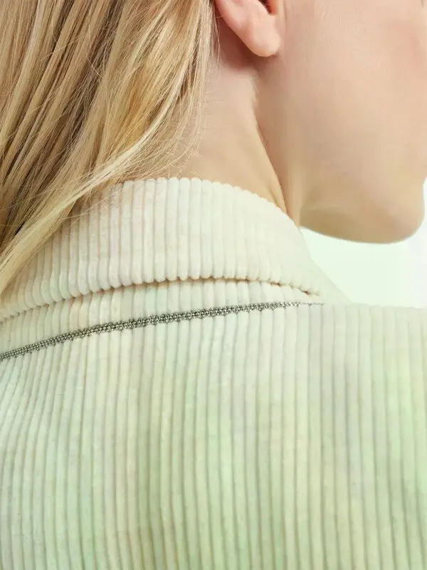 Brunello Cucinelli Corduroy Double-breasted Blazer - Neutrals
