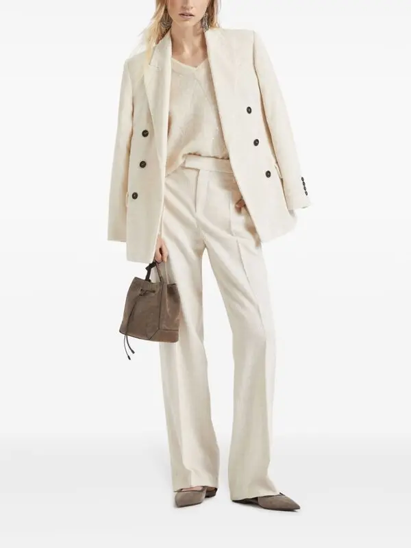 Brunello Cucinelli Corduroy Double-breasted Blazer