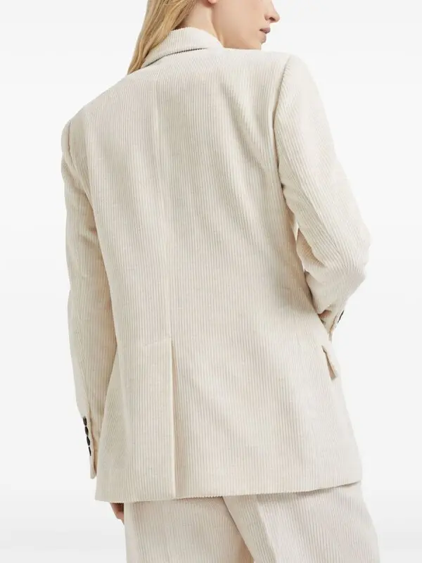 Brunello Cucinelli Corduroy Double-breasted Blazer