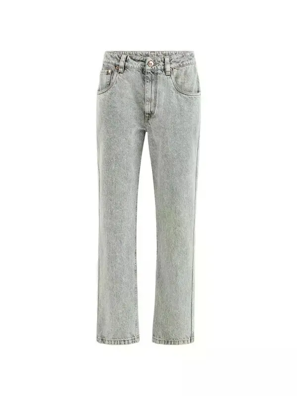 Brunello Cucinelli Mid-rise Tapered Jeans