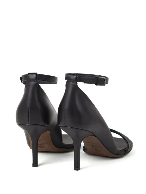 Brunello Cucinelli Monili-trim Leather Sandals