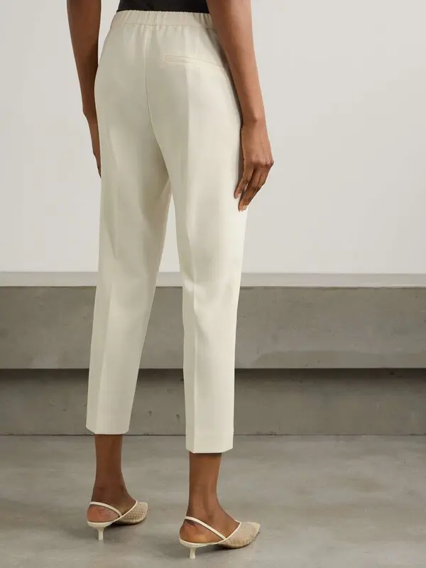 Theory Treeca Crepe Slim-leg Trousers