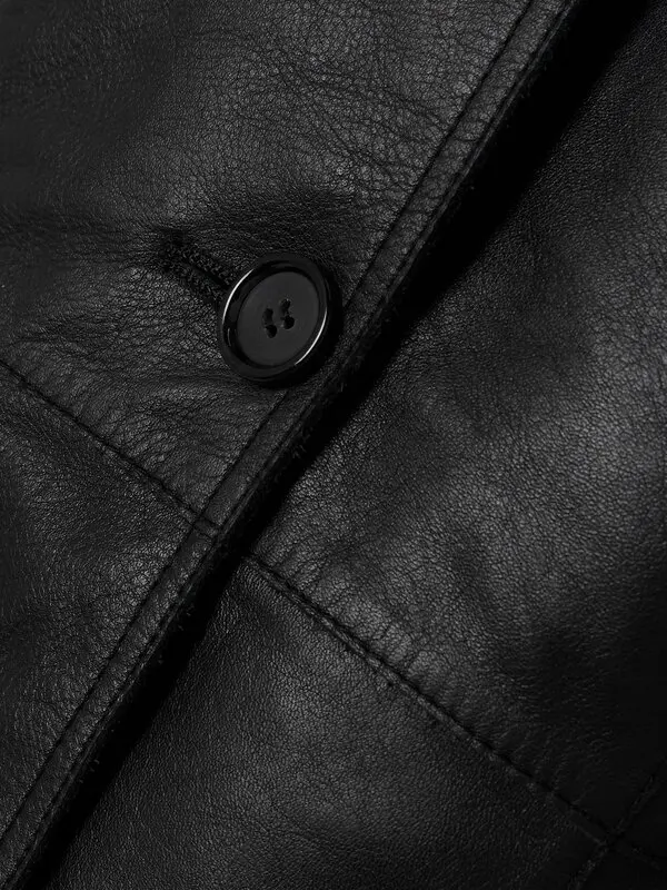 TOTEME Hourglass Leather Jacket
