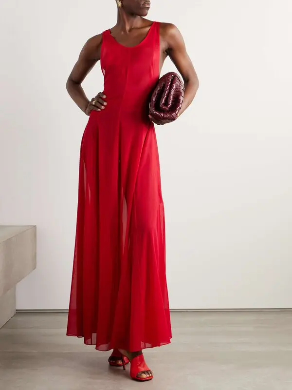PETER DO Silk-blend Maxi Dress