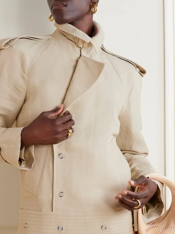 Burberry Canvas Trench Coat