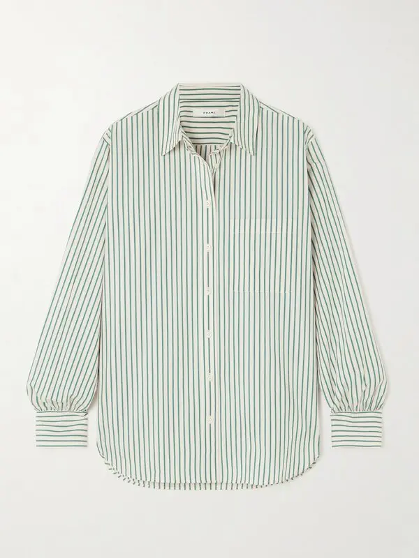 FRAME Striped Cotton Shirt
