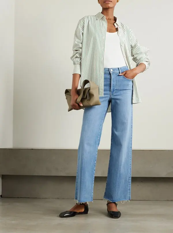 FRAME Striped Cotton Shirt