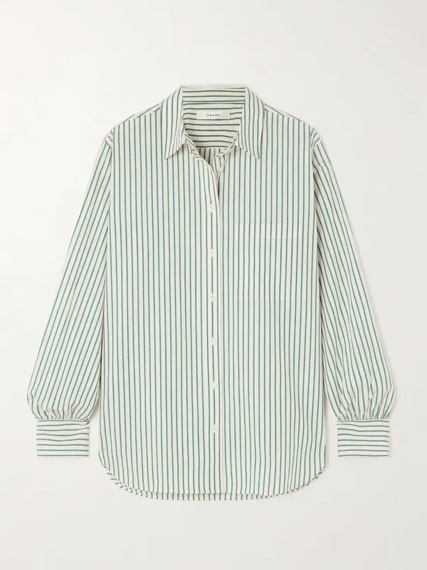 FRAME Striped Cotton Shirt