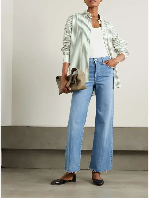 FRAME Striped Cotton Shirt