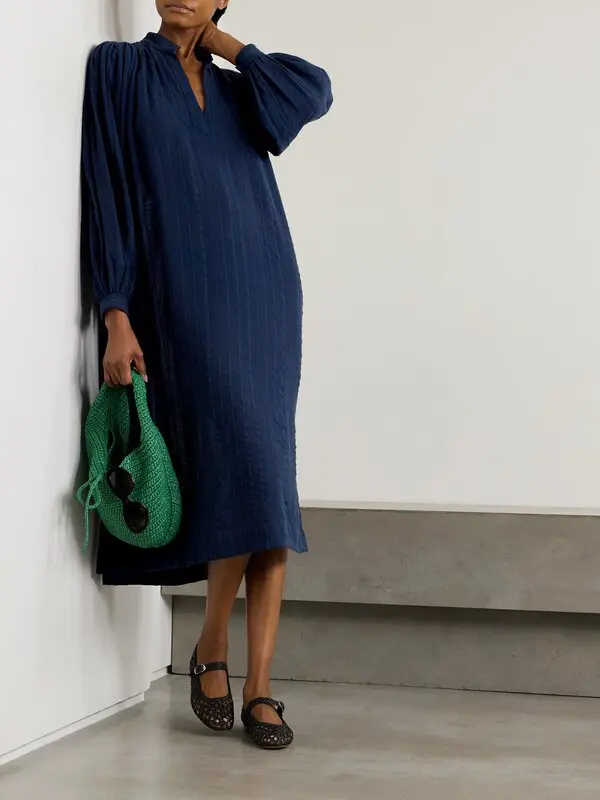 knee length dresses for ladies Suzie Off Shoulder Pearl Knit Midi Dress