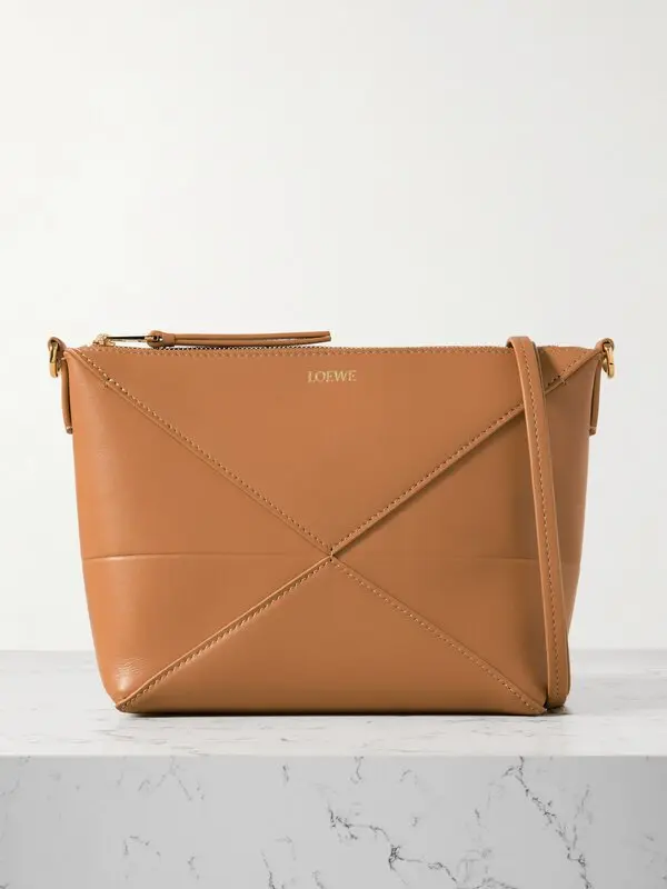Loewe Puzzle Fold Shoulder Bag - Brown