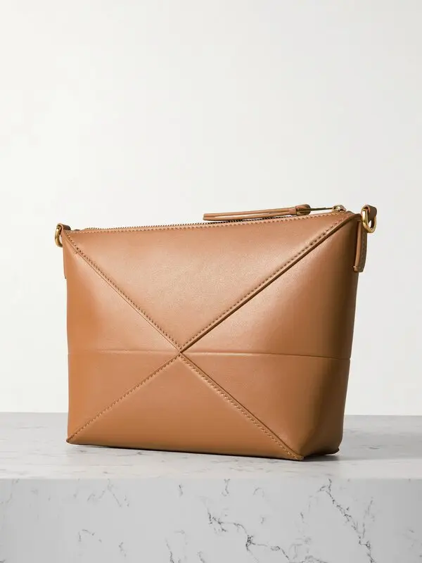 Loewe Puzzle Fold Shoulder Bag - Brown
