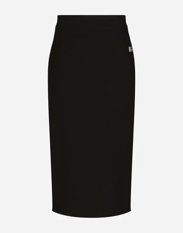 Dolce & Gabbana Stretch Woolen Skirt